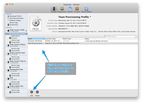 Using The Ios Provisioning Portal Learning Ipad Programming Provisioning Your Ipad Informit