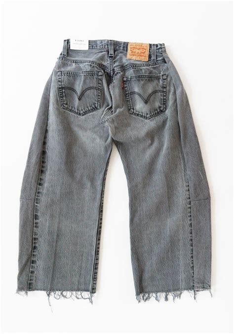 B Sides Vintage Lasso Jean In Black Anziehen Schuhe Upcycling