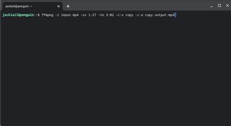 FFmpeg Tips Quickly Cut Video Clips Or Extract Audio Jacklail