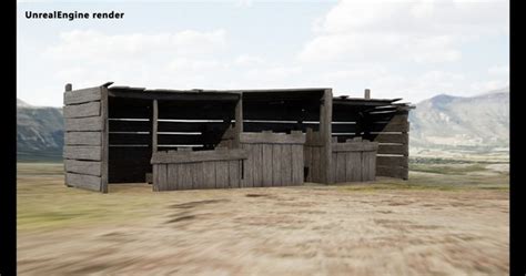 Modelo 3d Old Paddock Turbosquid 1999675