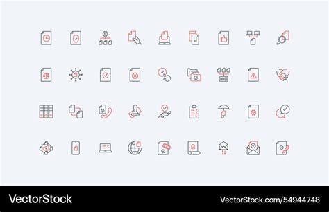 Document Validation Certificate Guarantee Vector Image