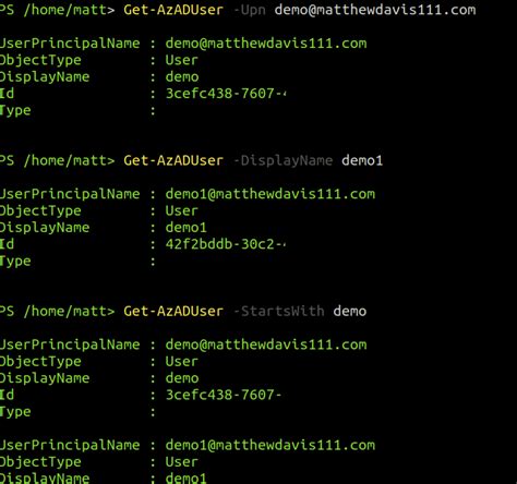 use powershell core and the az module to manage azure active directory