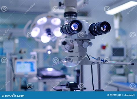 Surgical Microscope In Operating Room Royalty Free Stock Image 332295340