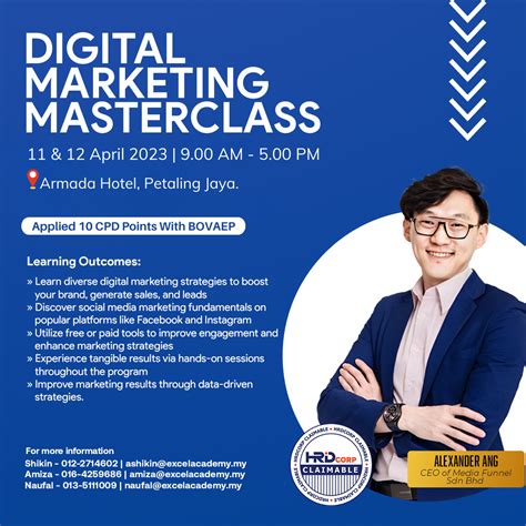 Cpd Seminar Digital Marketing Masterclass Excel Academy Of Real Estate