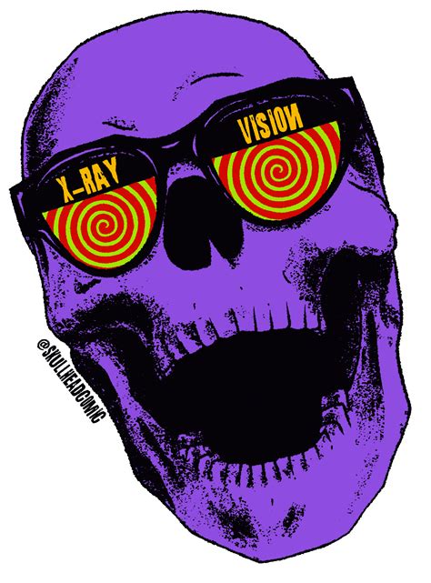 Skull Head Comic Book