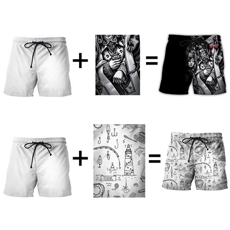 Custom Mens Board Shorts No Minimums Swin Trunks Side Pockets