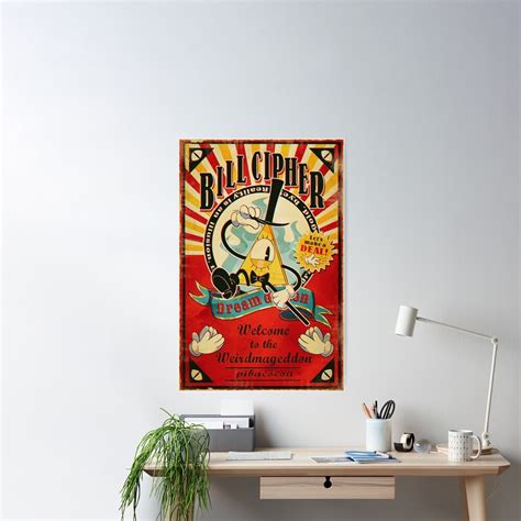 Bill Cipher New Trending Poster Gravity Falls Store