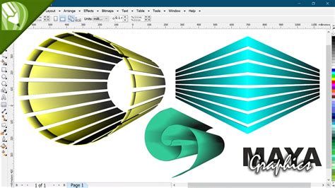 Extrude Tool In Coreldraw Coreldraw Tutorial Youtube