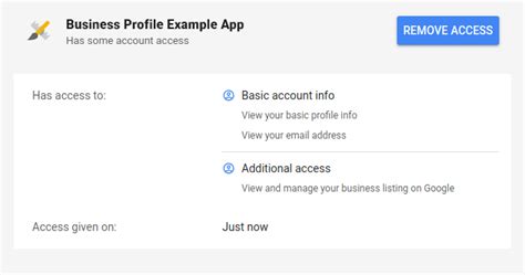 OAuth Setup Google Business Profile APIs Google For Developers