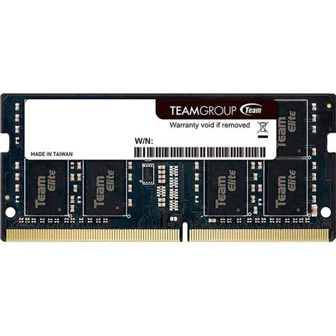 Memoria RAM DDR4 16GB 2666MHz TEAMGROUP Elite Laptop TED416G2666C19 S01