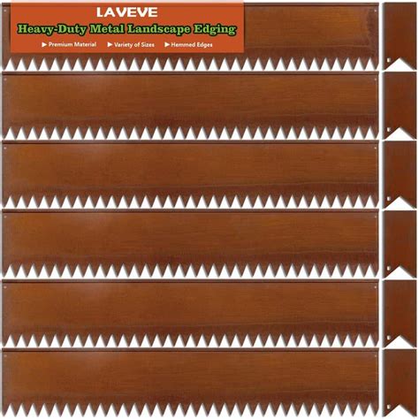 5 In H X 40 In W Brown Steel Landscape Edging Hammer In Metal Garden