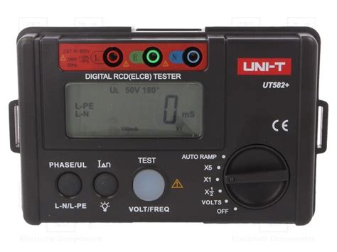 UNI T UT582 RCD Tester Battery Store