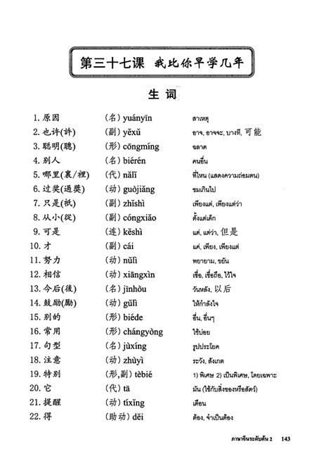 ภาษาที่สาม แนะนำการศึกษาอย่างภาษาจีนได้เรียนรู้และเข้าใจ