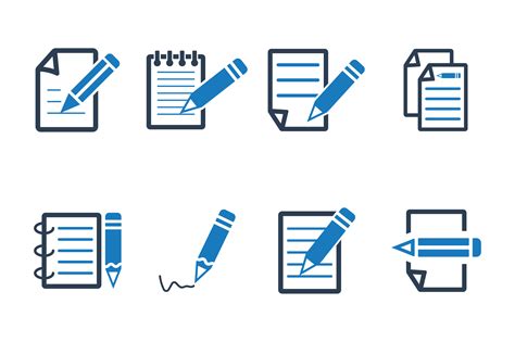 Document Icon Set Vector Graphic By Riduwanmolla · Creative Fabrica