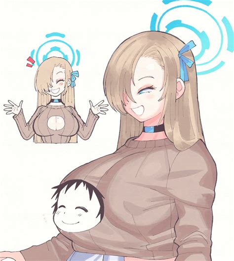 Sensei Asuna And Doodle Sensei Blue Archive Drawn By Inkerton Kun