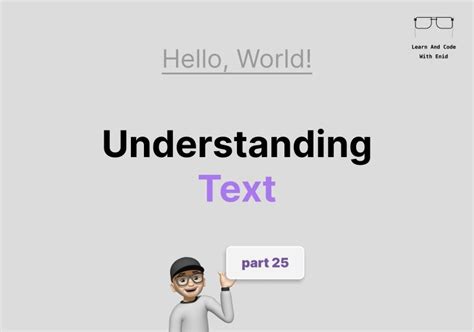 Learn And Code With Enid On Linkedin Swiftui Understanding Text