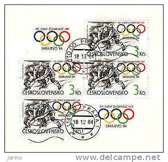 Hiver 1984 Sarajevo Bloc Checoslovaquia 1984 Jeux Olympiques D Hiver Sarajevo 1984 Olympic