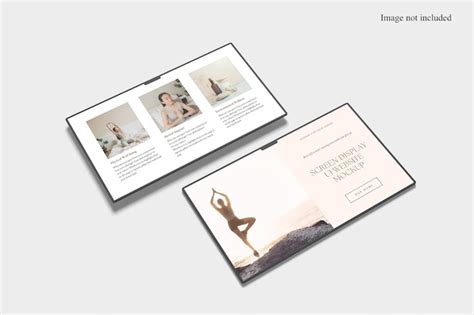 Premium Psd Perspective Display Screen Ui Mockup For Showcasing Your