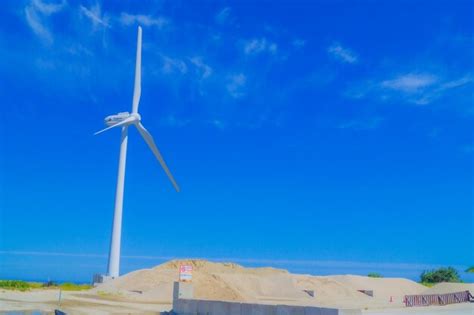Premium Photo A Landscape With Wind Power Akita