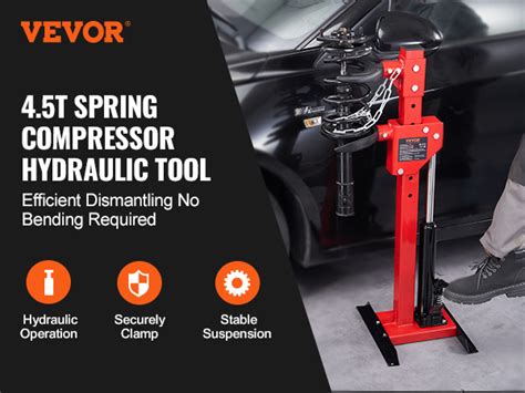 VEVOR Strut Spring Compressor 4 5 Ton 9920 LBS Hydraulic Jack Capacity