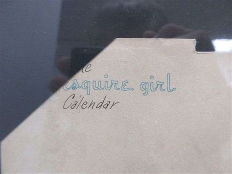 Original Esquire Pinup Girl Calendar Illustration Unsigned Varga