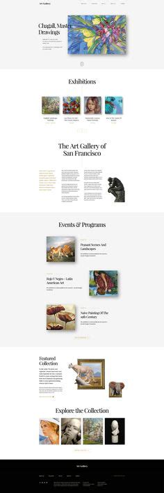 art gallery multipage html5 website template multipage gallery art