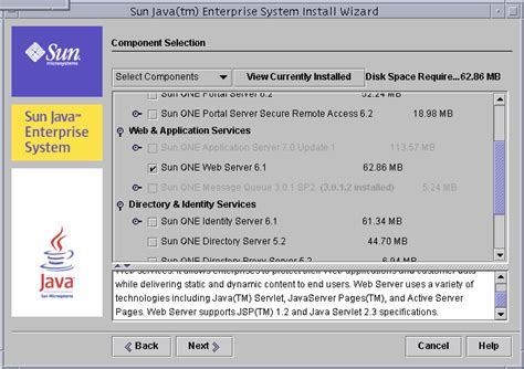 Java Enterprise System Installation