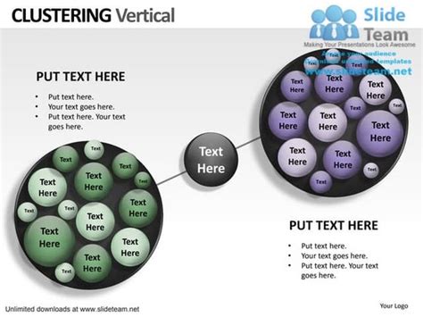 Complex Clustering 2 D Powerpoint Slides And Ppt Diagram Templates Ppt