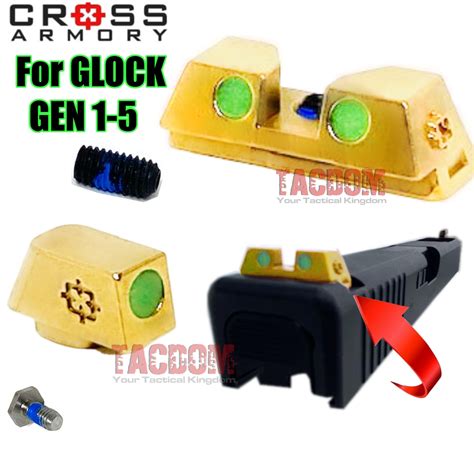 Cross Armory Usa Flat Face Hybrid Trigger With Enhanced Bar For Glock