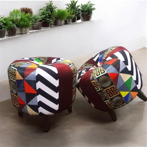 Gineya Stool Pair Wood Action