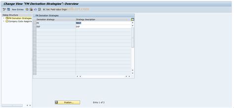 Fmderive Sap Tcode Fm Object Assignment Customizing