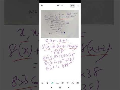 Sum Of Consecutive Multiples Of Is Find Multiples Youtube