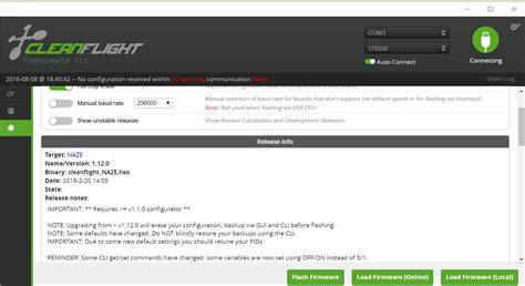 Firmware Flashed But Still Can T Connect FliteTest Forum
