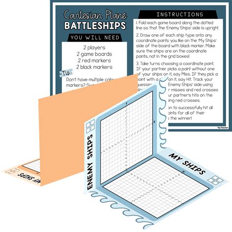 Cartesian Plane Battleships Game Top Teacher