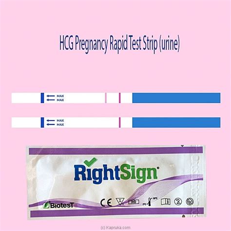 Get Hcg Pregnancy Rapid Test Strip Online Price In Sri Lanka Out