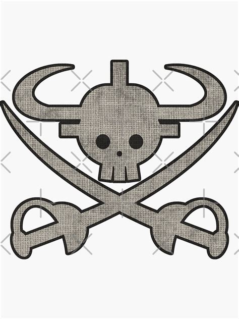 Op 16 Flag Of The New Giant Warrior Pirates Sticker By Cleobule