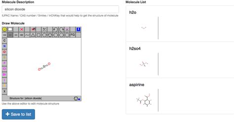 Blog Of V Ganesh Live Molecule Search A Quick Hack Using Jsme Cactus