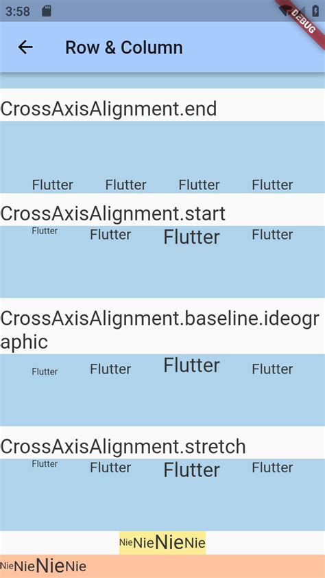 Flutter Widgets 04 Row And Column By Niebin Flutteropen Medium