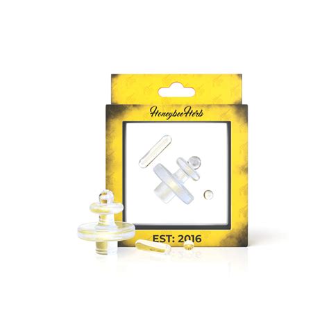 3 Pack Of Glass Opal Deluxe Control Tower Set Honeybee Herb