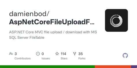 GitHub Damienbod AspNetCoreFileUploadFileTable ASP NET Core MVC File