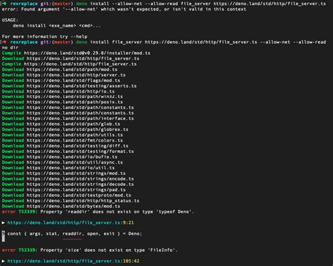 example borken · issue 292 · denoland dotland · github