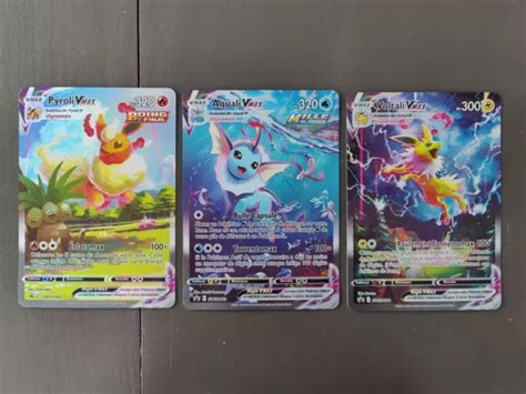 CARTE POKÉMON JUMBO Pyroli Voltali Aquali Vmax Coffret Premium Épée