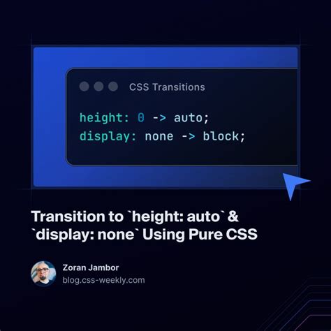Css Transitions Can Be Tricky With Intrinsic Sizes Like `auto` And Initial… Hashnode
