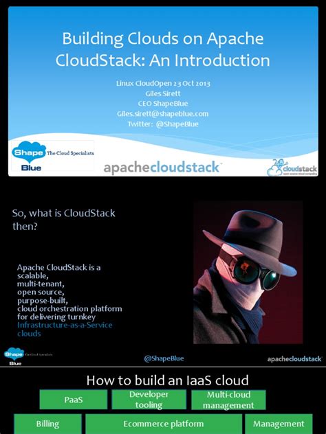 Building Clouds On Apache Cloudstack An Introduction Pdf Cloud