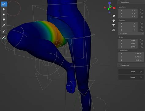 Mesh On Pelvis Breaks When Leg Is Bent Animation And Rigging Blender Artists Community