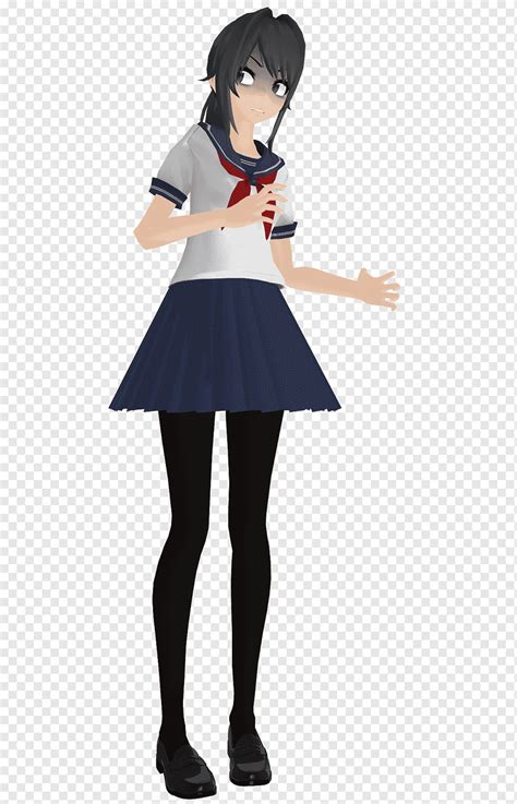 Jogo De Yandere Simulator Anime Manga Girl Jogo Cabelo Preto♉️ Vença