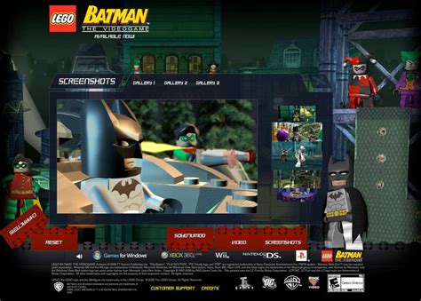 Warner Bros Lego Batman Video Game Website Michael Janda