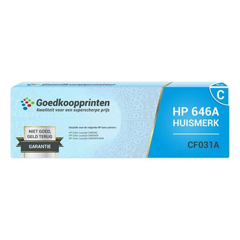 HP CF031A Toner Cartridge Cyaan Kopen Goedkoopprinten Nl