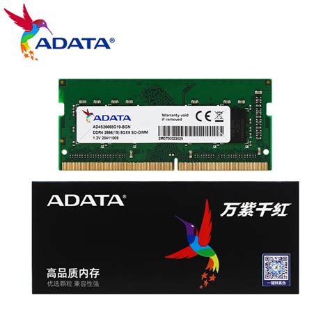ADATA DDR4 메모리 램 SO Dimm 2600MHz 2666MHz 3200MHz 8GB 티몬