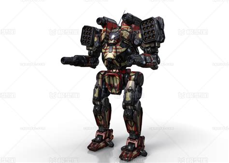重装机甲 机器人模型 机器人／机甲模型库 3d Studio3ds模型下载 Cg模型网